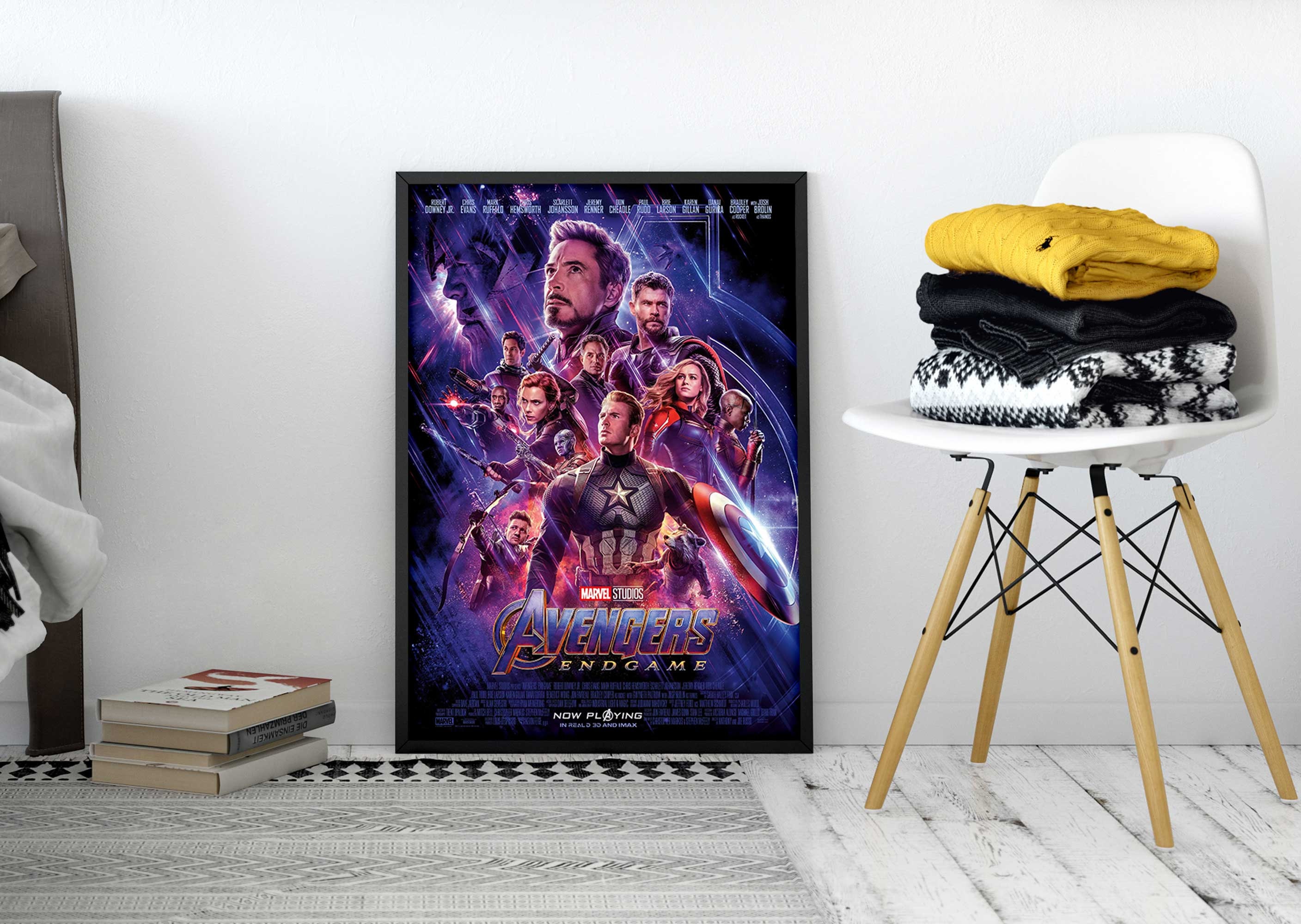 LED Lit Avenger's End Game Movie Poster Frame Backlit Film Display ...