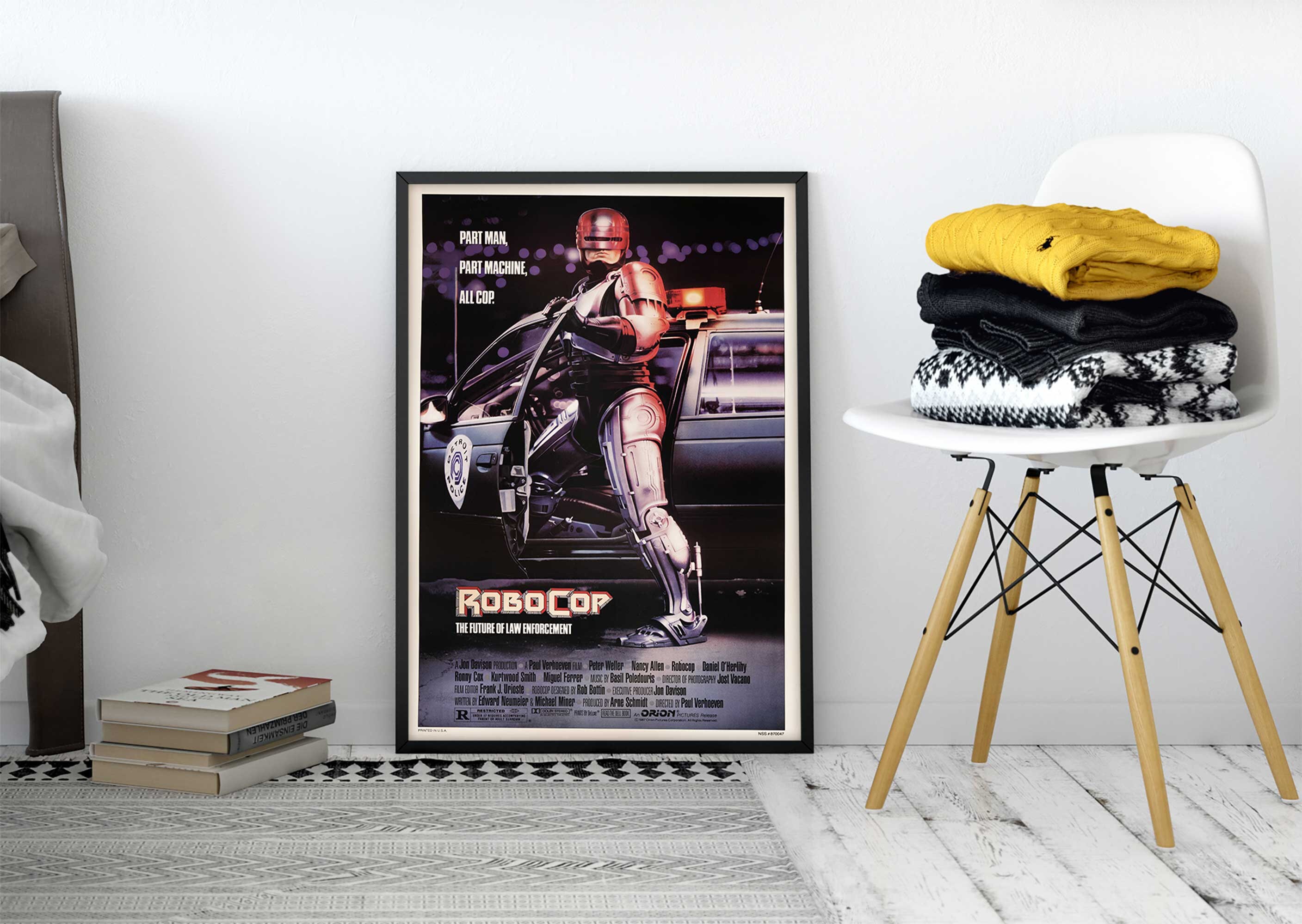 LED Light up Robocop 1987 Movie Poster Frame Backlit Film Display ...