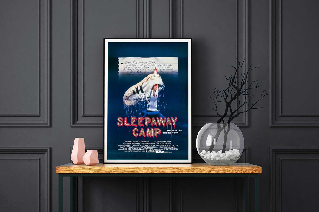 LED Light up Sleepaway Camp Movie Poster Frame Backlit Film Display ...