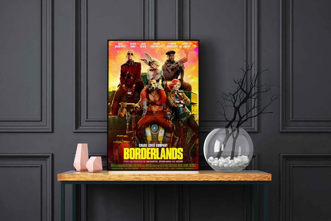 LED Light up Borderlands Movie Poster Backlit Film Display Theater ...