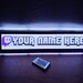 Custom Twitch Channel Name RGB Color Changing LED Lit Frame Sign - Make ...