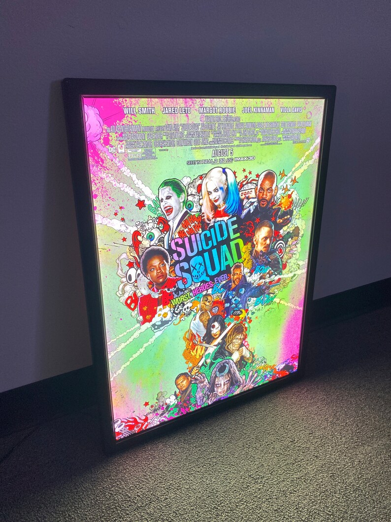 LED Light up Avatar: the Way of Water Movie Poster Frame - Etsy