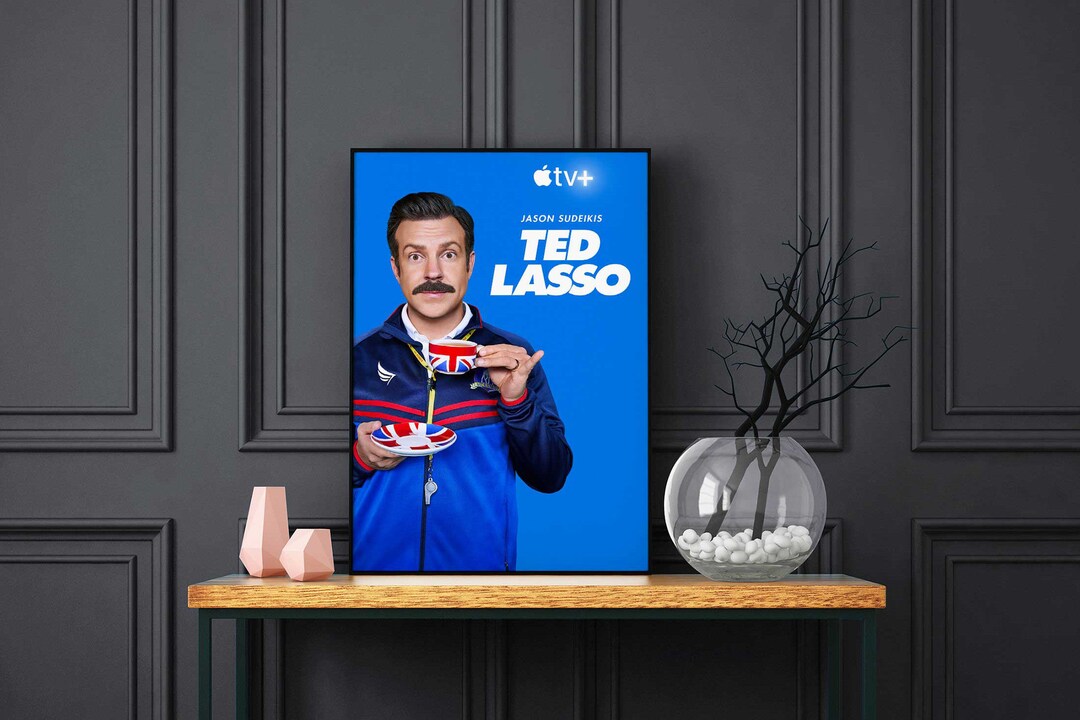 LED Light up Ted Lasso Movie Poster Frame Backlit Film Display Theater ...