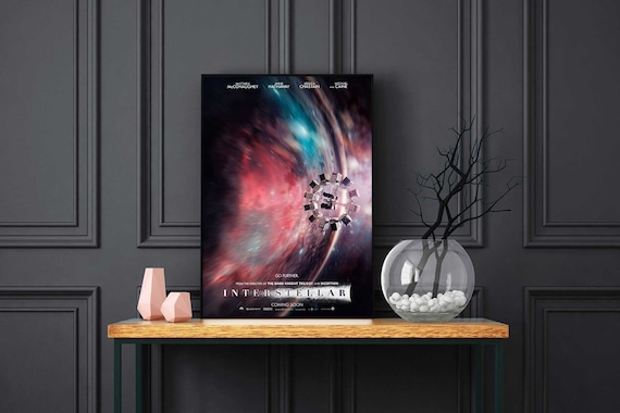 LED Light up Interstellar Movie Poster Backlit Film Display | Etsy