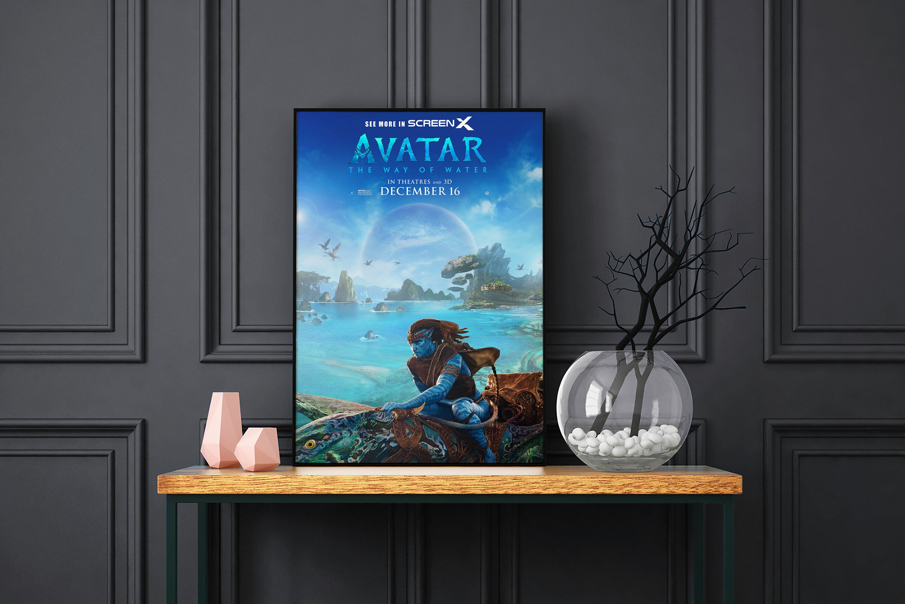 LED Light up Avatar: the Way of Water Movie Poster Backlit Film Display ...