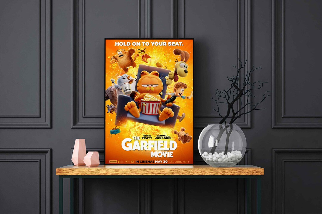 LED Light up Garfield Movie Movie Poster Backlit Film Display Theater ...