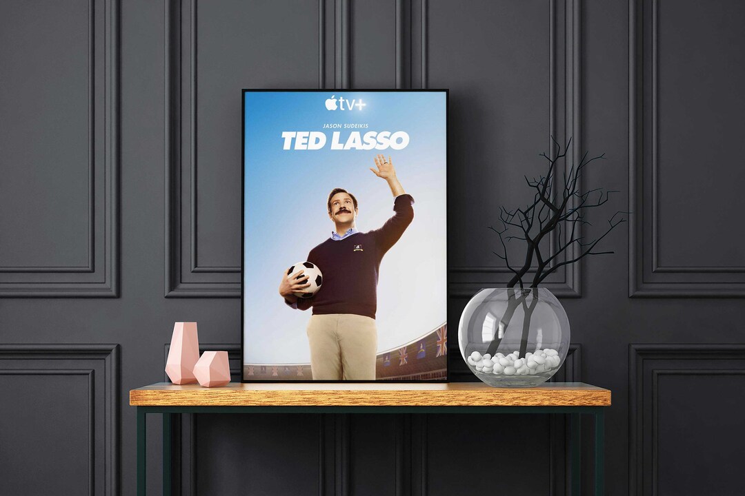 LED Light up Ted Lasso Movie Poster Frame Backlit Film Display Theater ...