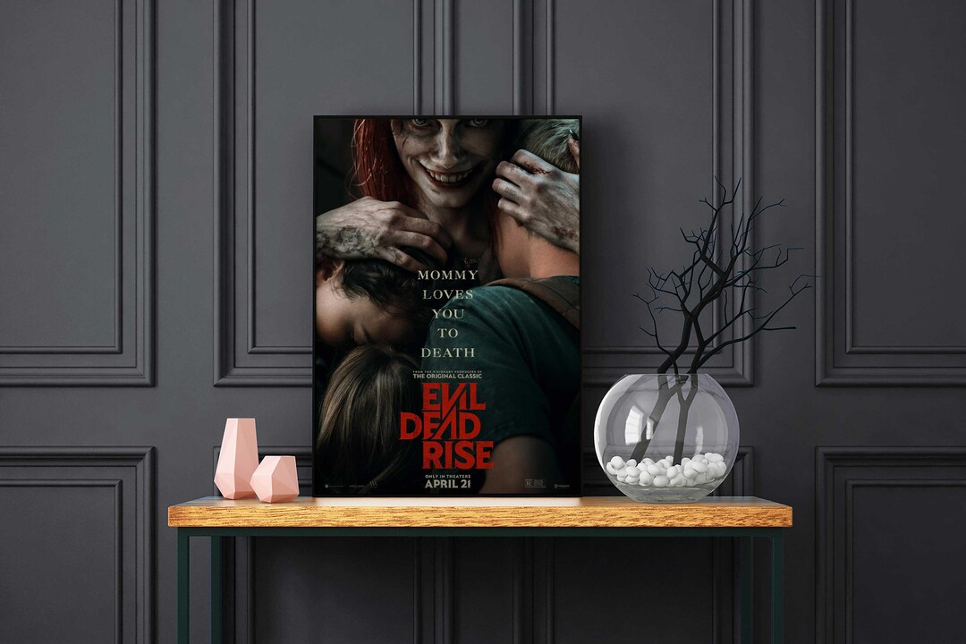 LED Light up Evil Dead Rise Movie Poster Frame Backlit Film Display ...