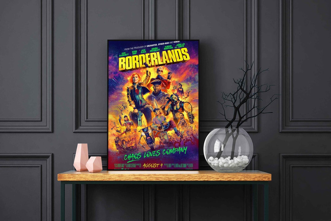 LED Light up Borderlands Movie Poster Backlit Film Display Theater ...