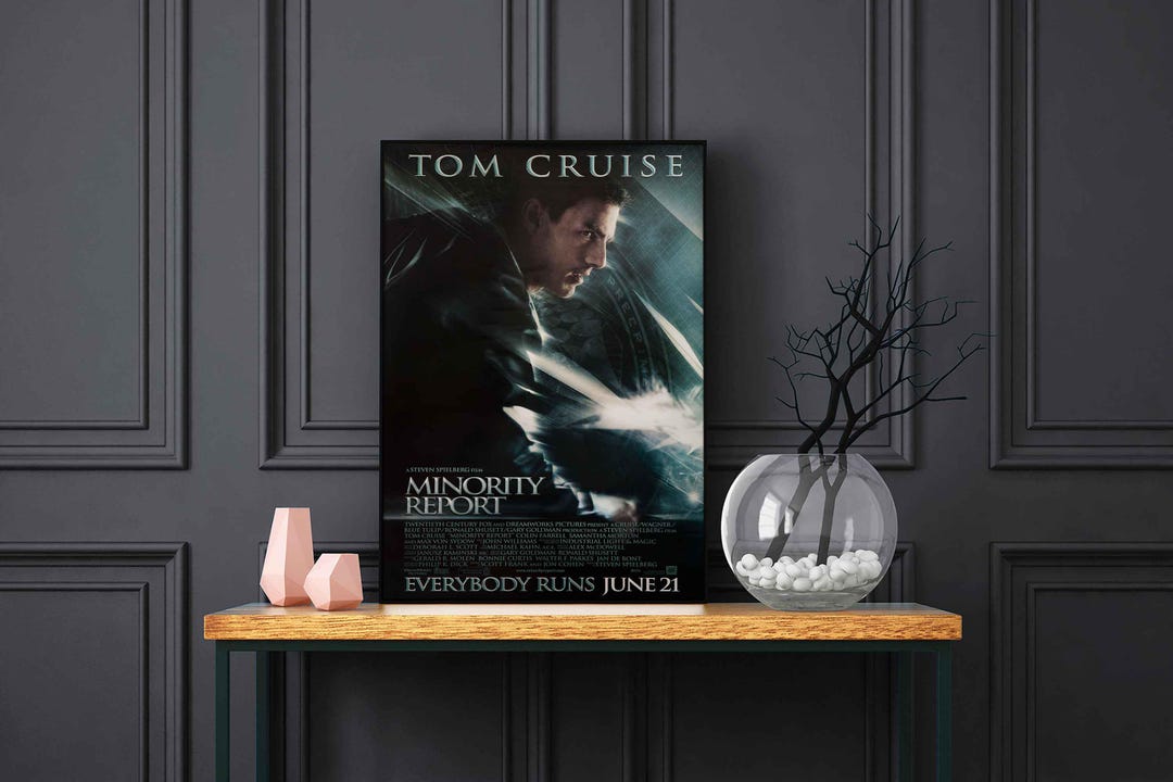 LED Light up Minority Report (2002) Movie Poster Backlit Film Display ...