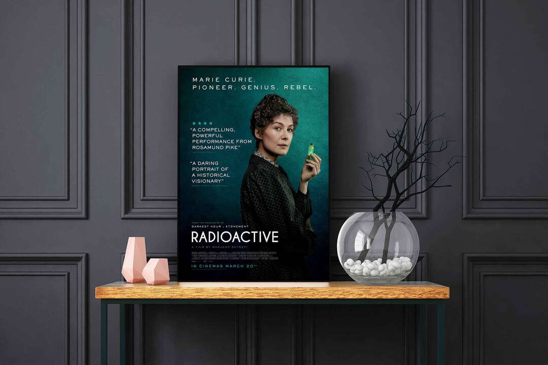 LED Light up Radioactive Movie Poster Backlit Film Display Theater ...