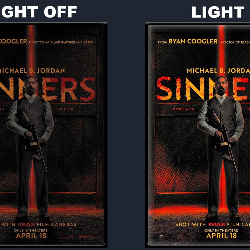 Horror Film Light Box - Etsy