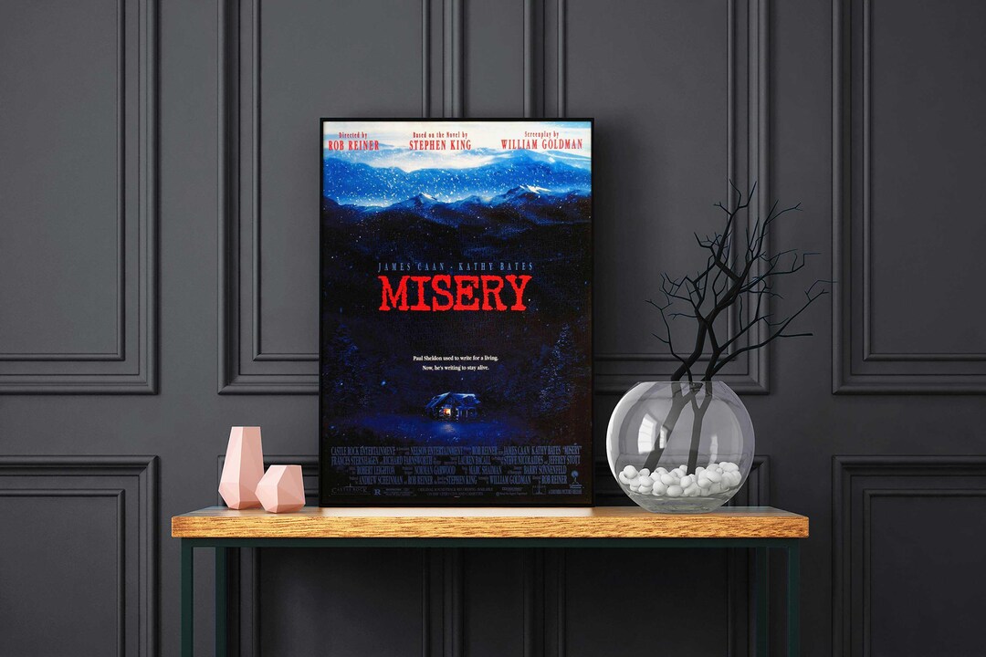 LED Light up Misery Movie Poster Frame Backlit Film Display Theater ...
