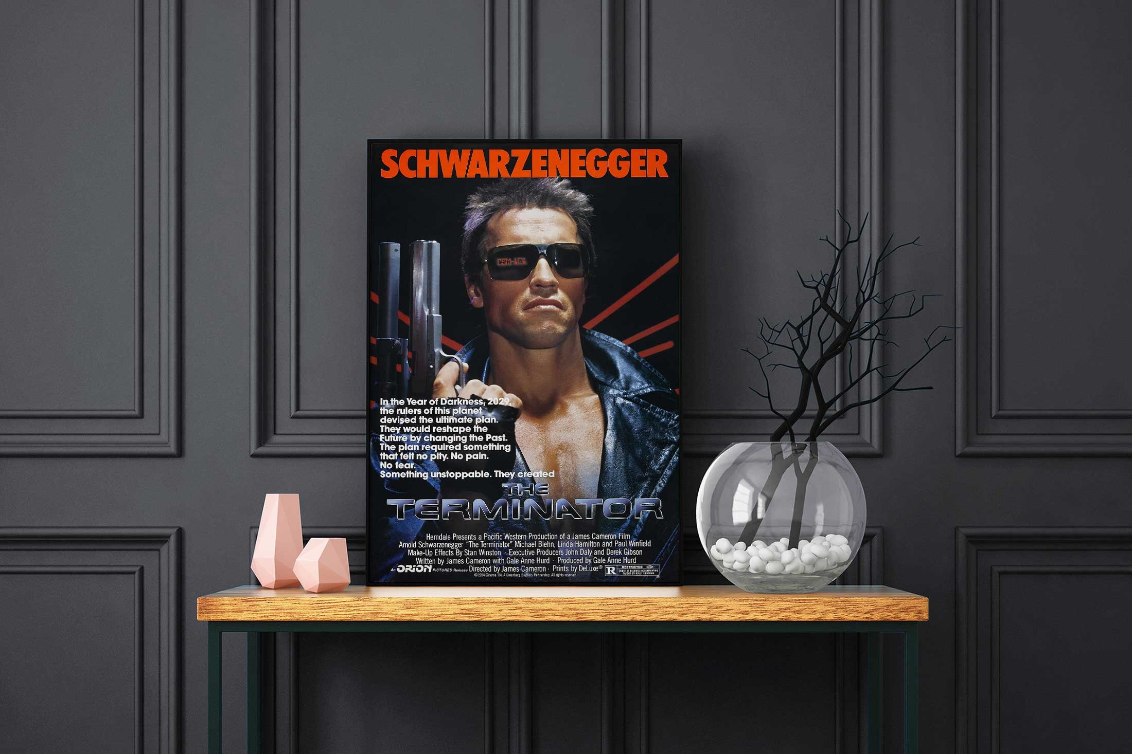LED Light up the Terminator Movie Poster Frame Backlit Film - Etsy