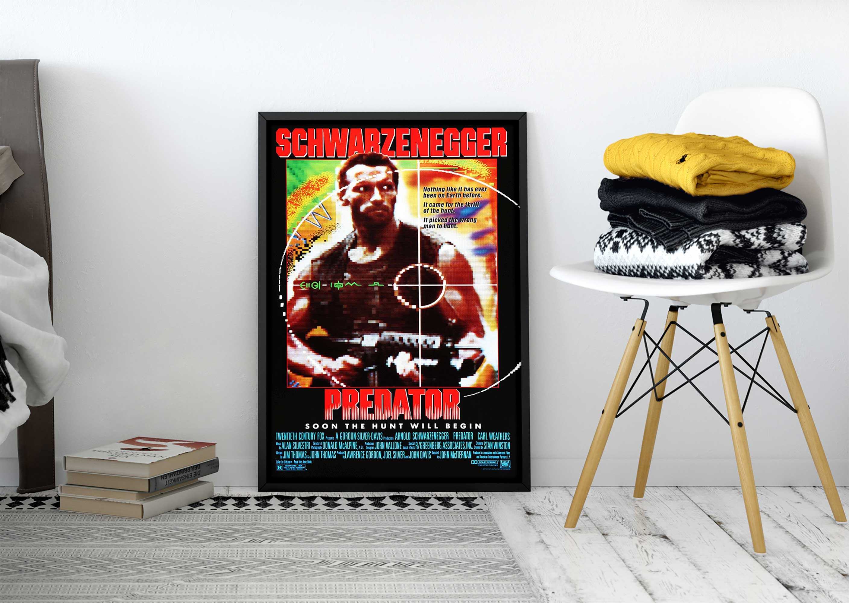 LED Light up Predator 1987 Movie Poster Frame Backlit Film - Etsy