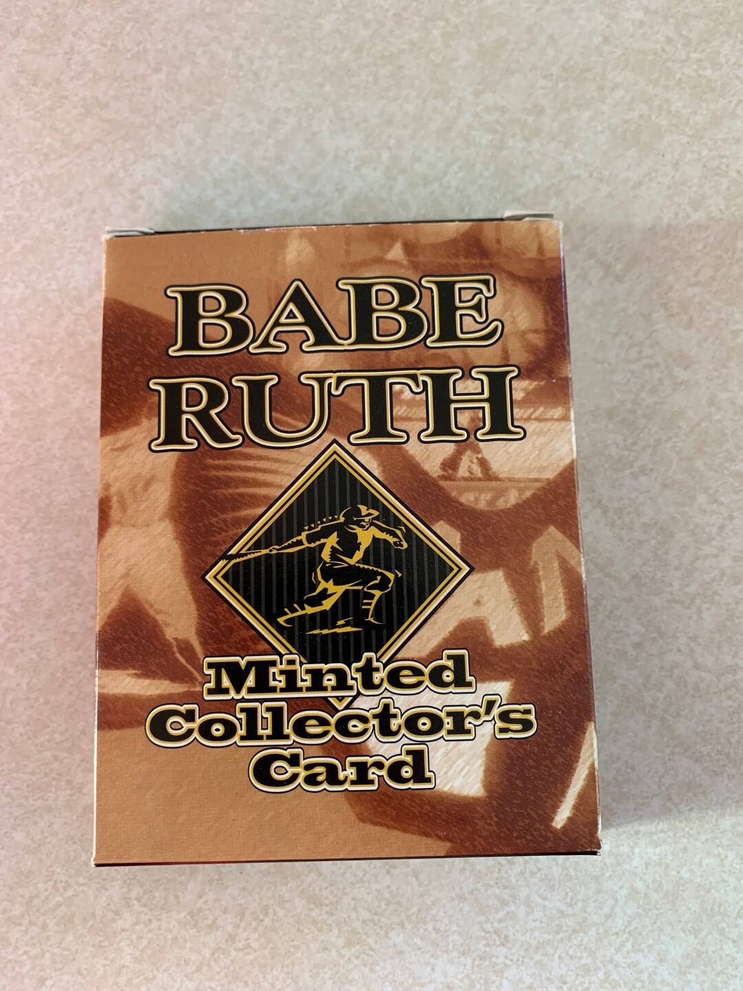 Babe Ruth Minted Collector's Card, 22k Gold Foil Embossed With Box - Etsy