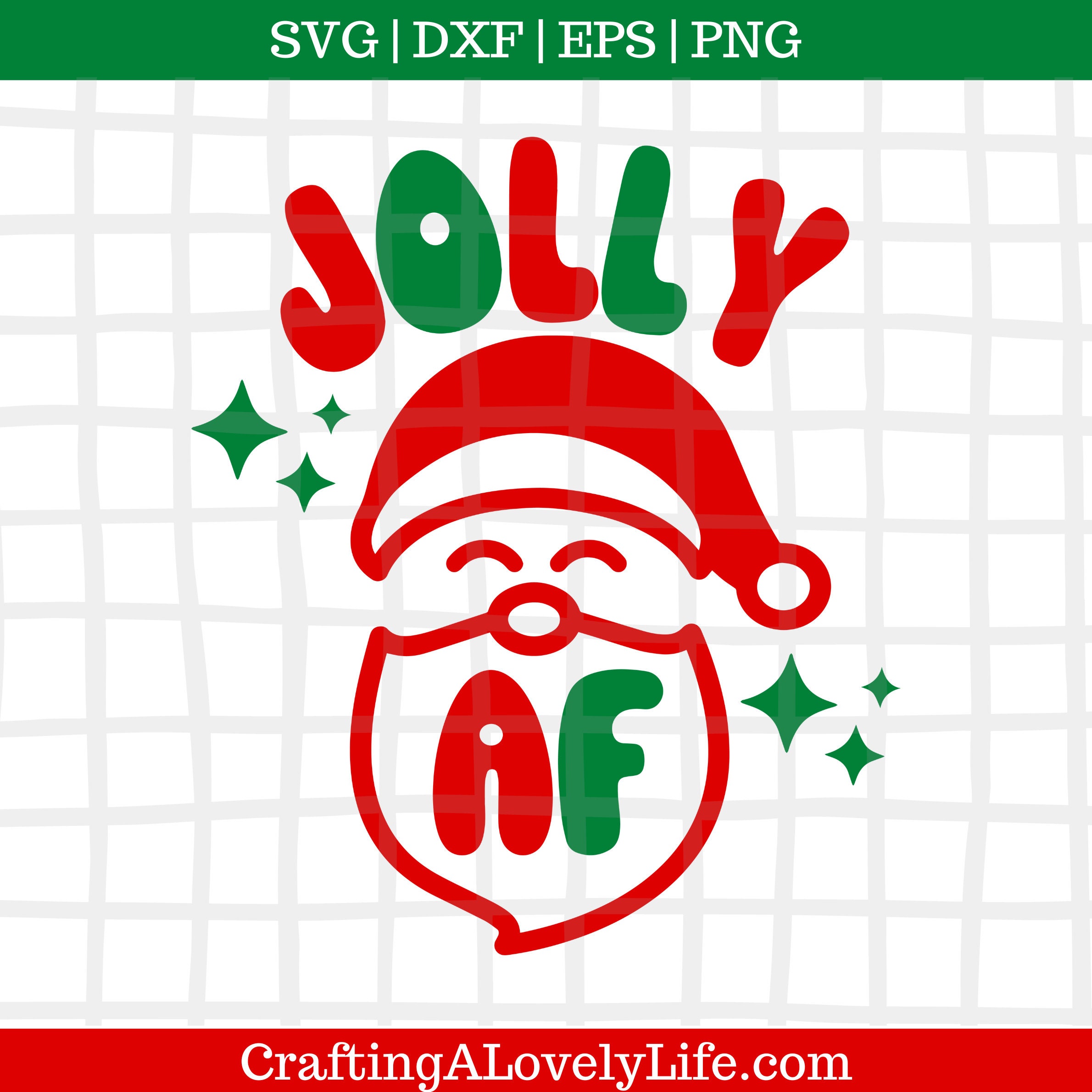 Jolly AF Svg Jolly AF Png Holly Jolly Png Christmas Pillow - Etsy