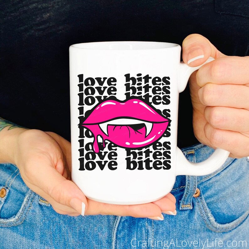 Love Bites SVG, Love Bites PNG, Valentine's Day Svg, Vampire Teeth Svg ...