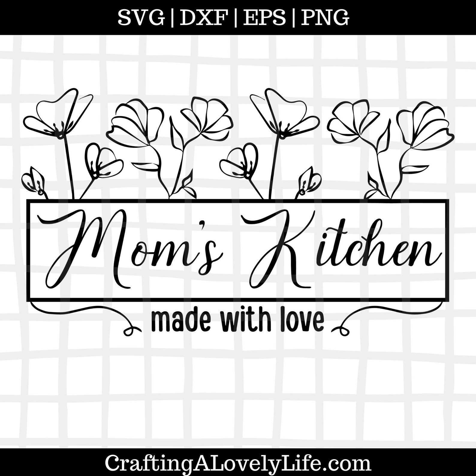Mom's Kitchen SVG, Mom Apron SVG, Kitchen Sign Svg, Cooking Mom Svg ...