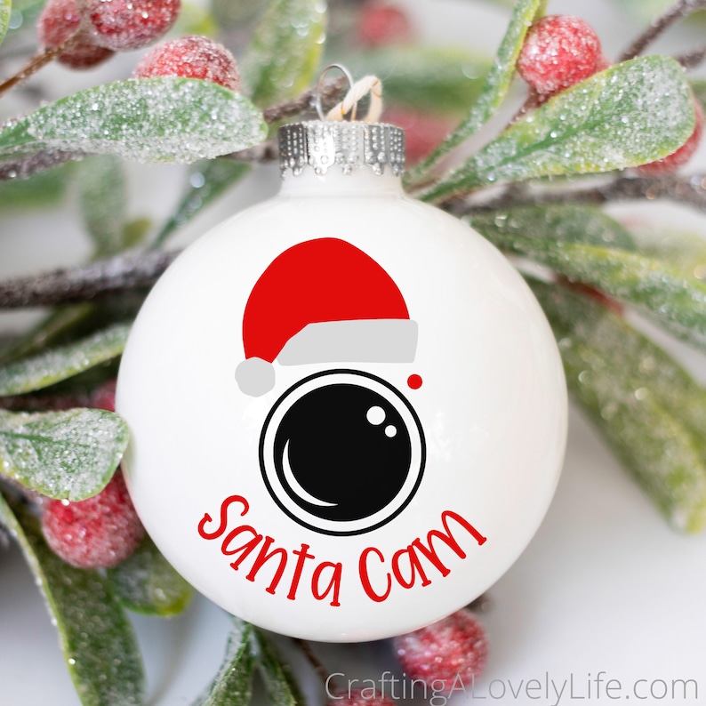 Santa Cam SVG, Santa Cam Ornament, Santa Cam, Santa Cam Png, Elf Cam ...