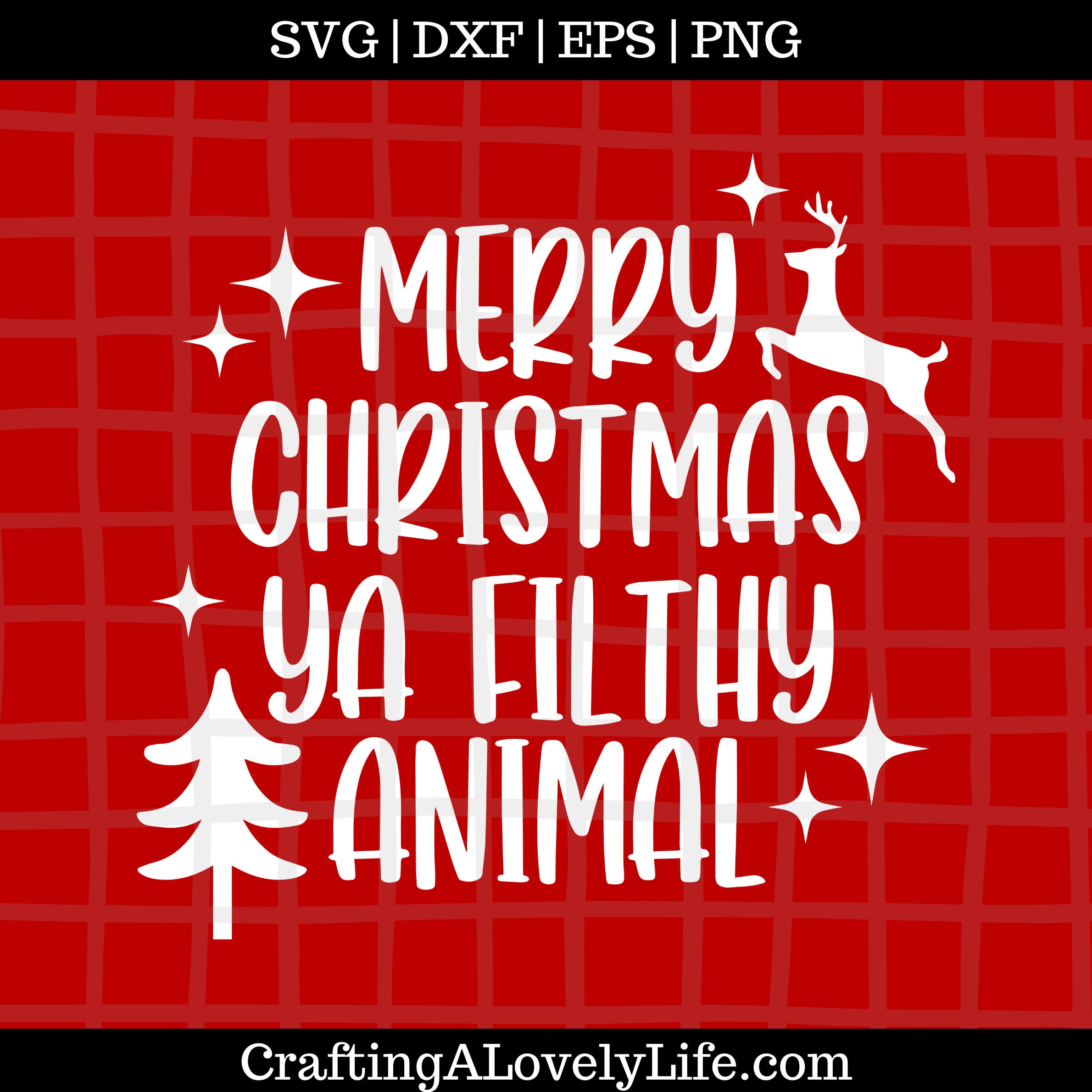 Merry Christmas Ya Filthy Animal SVG Home Alone Svg Funny - Etsy