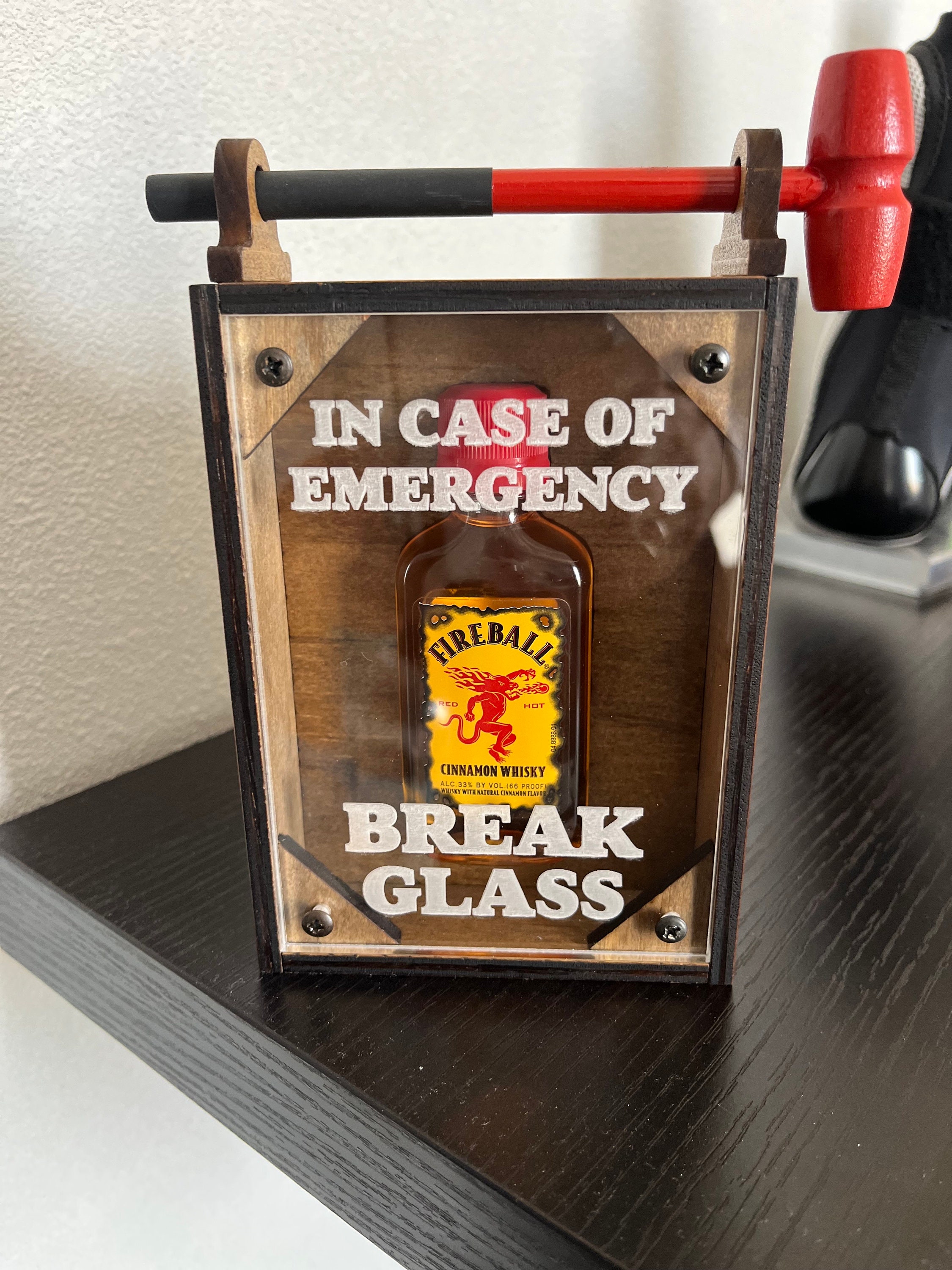In Case of Emergency, Break Glass...........gift alcohol, Tobacco & Money Not Included - Etsy