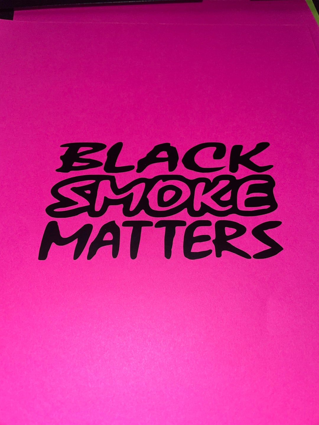 Black Smoke Matters Decal custom Repellent Sticker, Rollin Coal Sticker ...