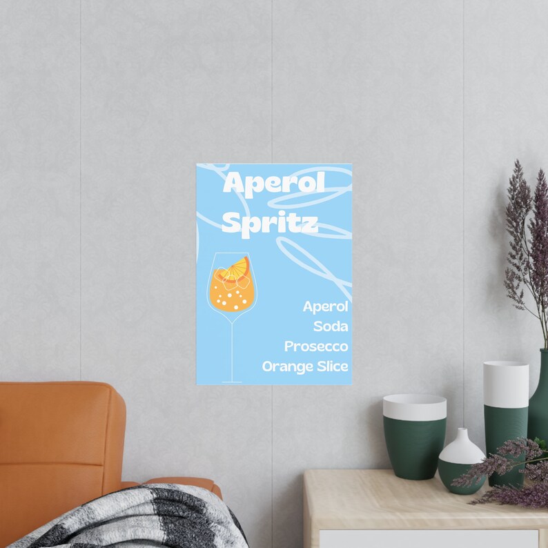 Aperol Spritz Poster - Etsy