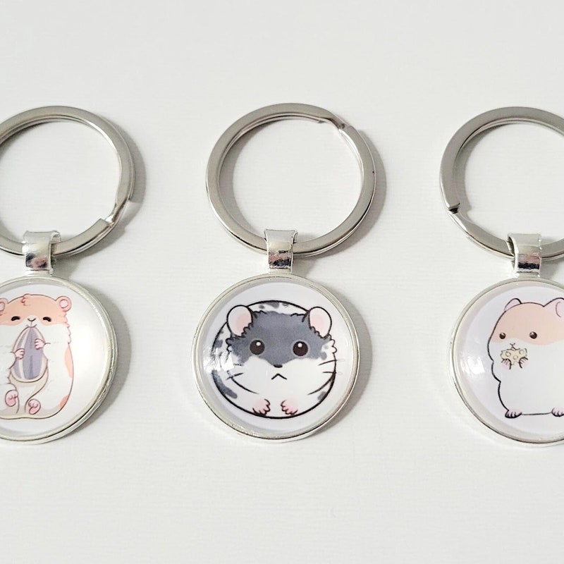 Hamsters Keychain - Etsy