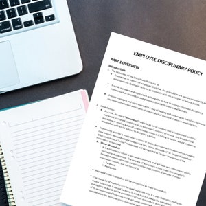 Employee Disciplinary Policy Template, PDF and Microsoft Template ...