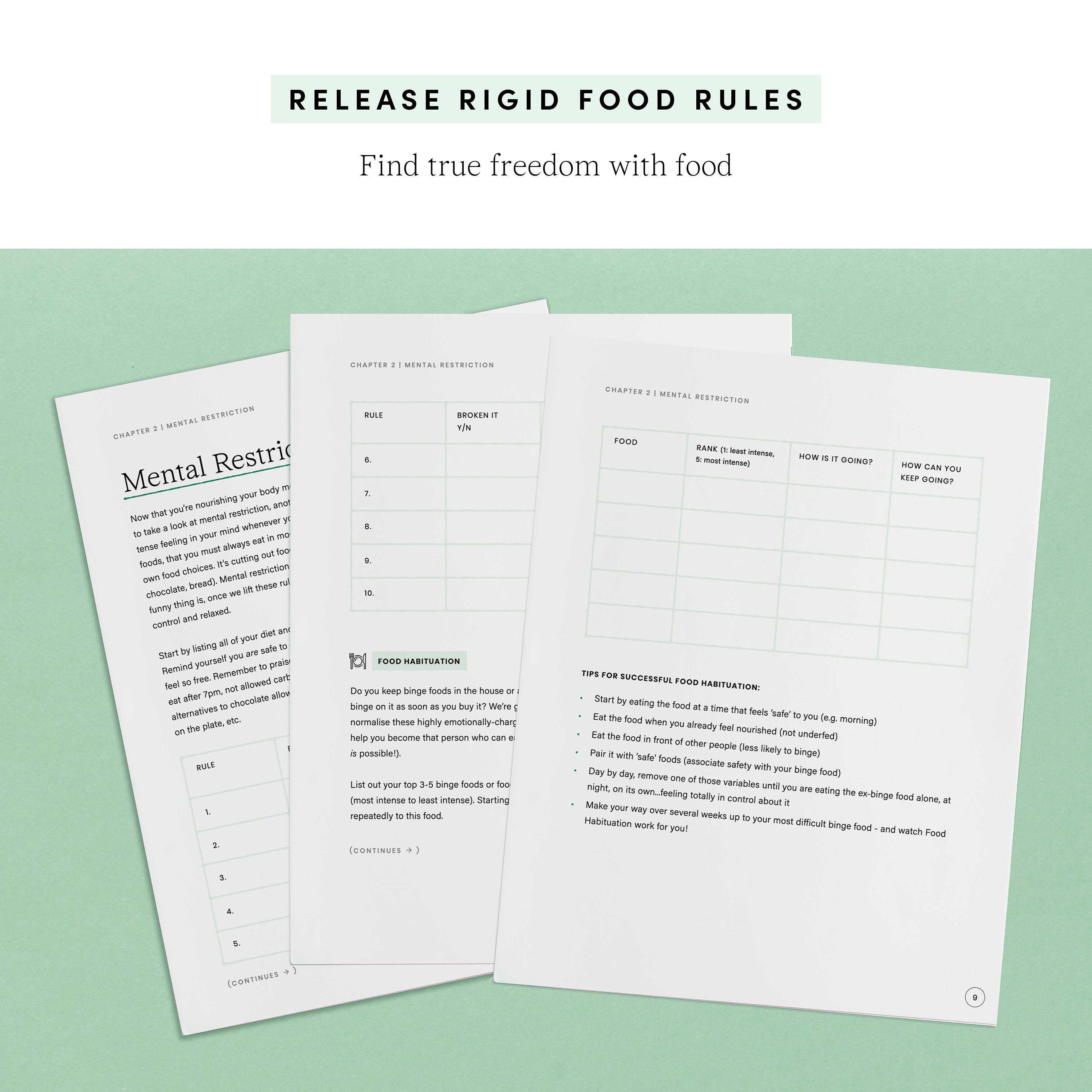 Binge Eating Recovery Journal: Therapy Planner, Overcome Emotional ...