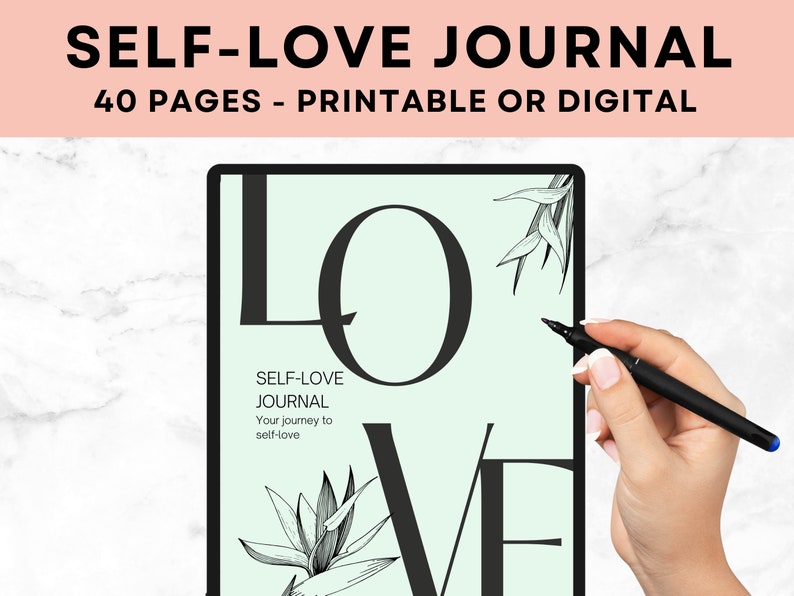 Self Love Journal/planner, Boundaries Diary, Mindfulness & Mental ...
