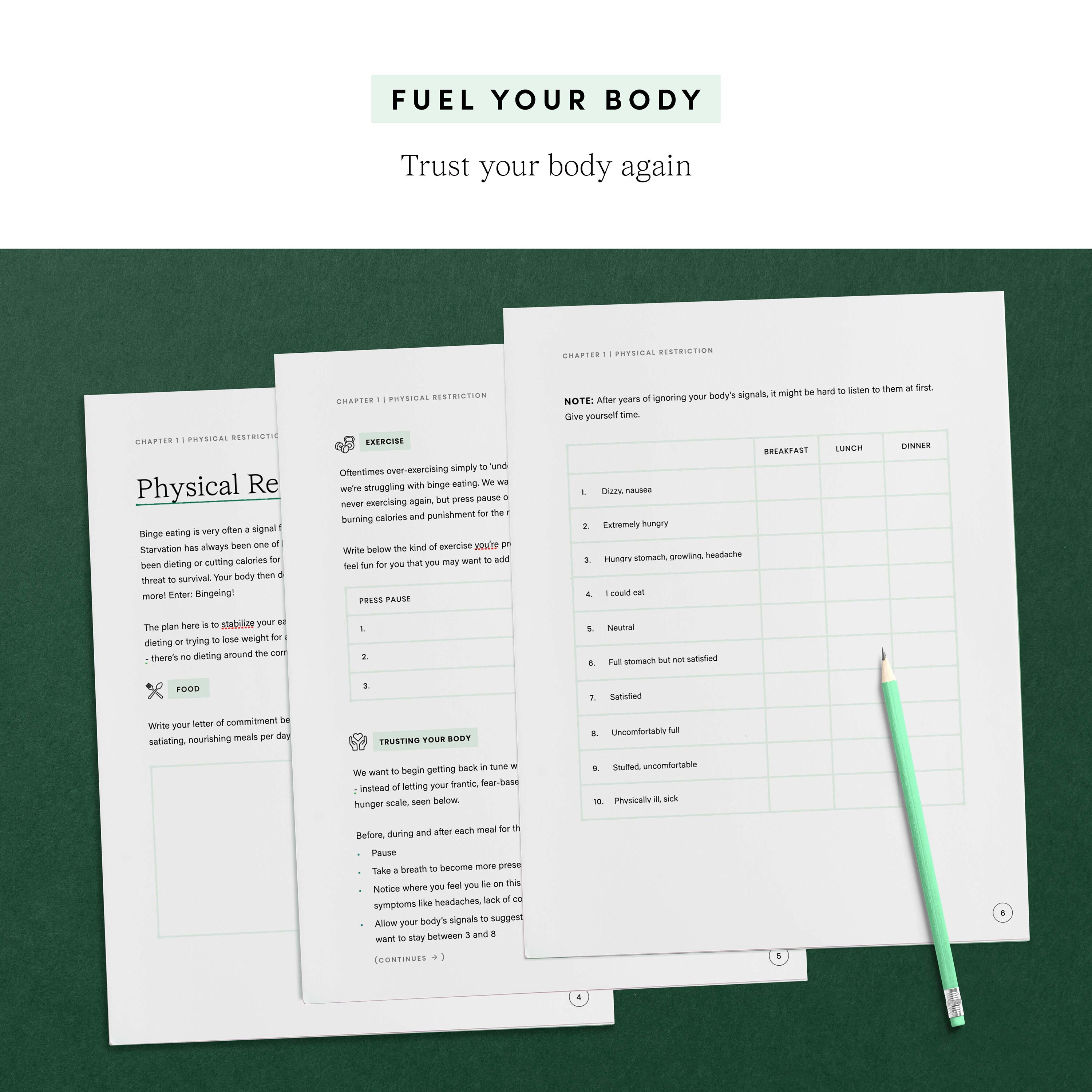 Binge Eating Recovery Journal: Therapy Planner, Overcome Emotional ...