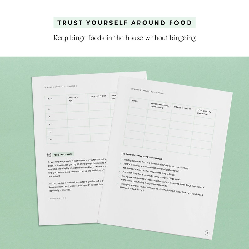Binge Eating Recovery Journal: Therapy Planner, Overcome Emotional ...