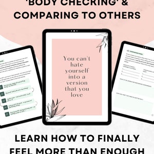 Body Image Healing Journal, Body Love Prompt, Body Positive Template ...