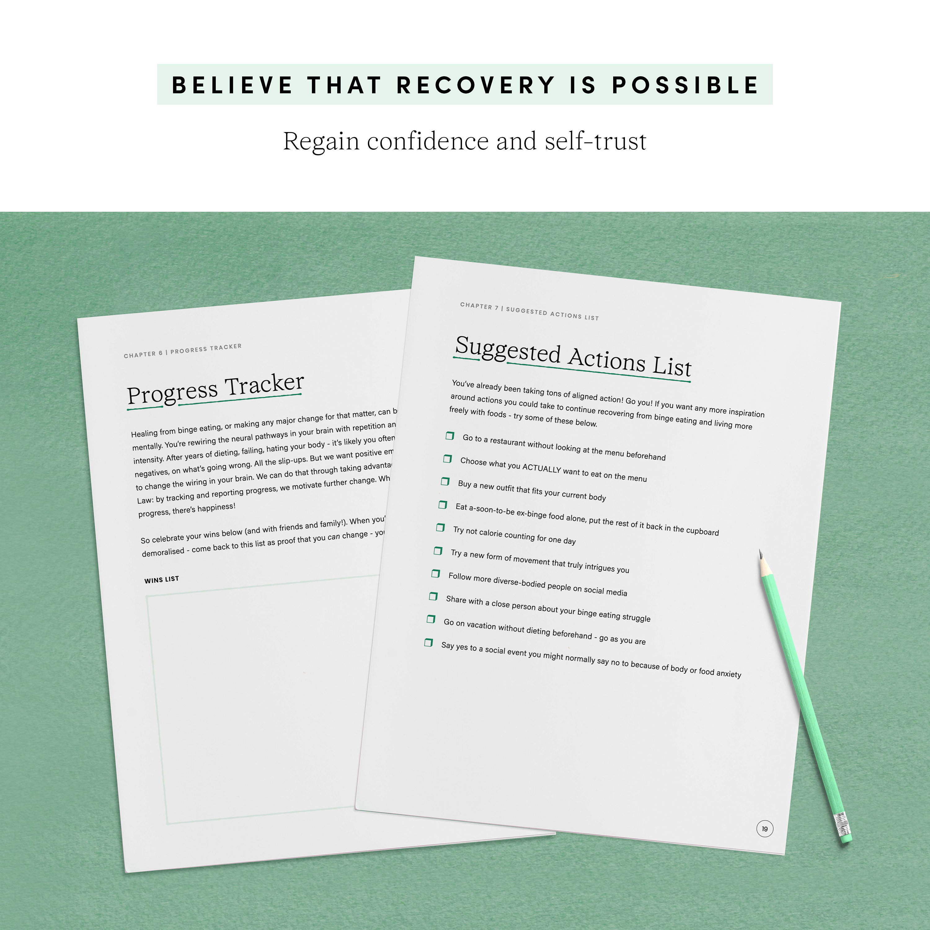 Binge Eating Recovery Journal: Therapy Planner, Overcome Emotional ...