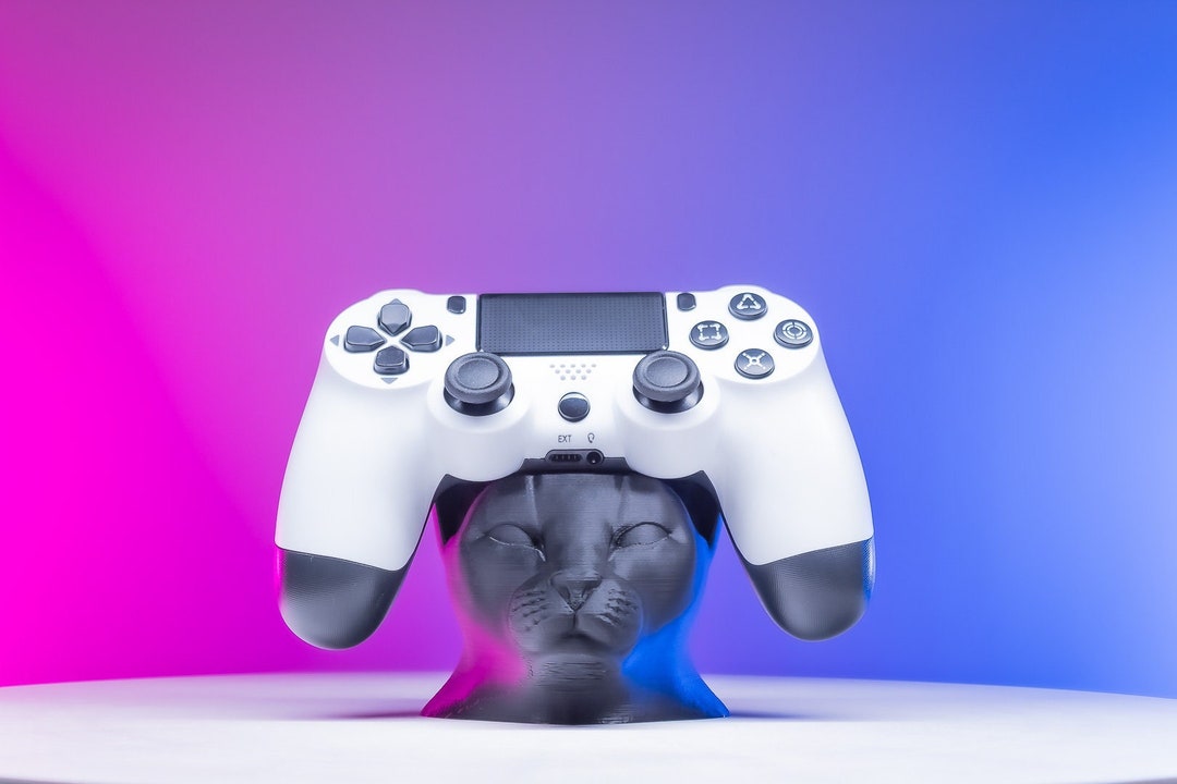 Cat Controller Stand | Xbox and Ps5 Controller Holder | Cat Head Phone ...