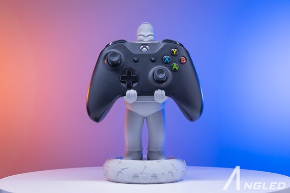 Homer Simpson Controller Stand Controller Holder Phone Holder Gaming Decor Office Desktop Homer Phone Stand Gift for Gamer