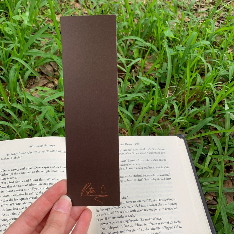 Dark Academia Bookshelf Bookmark - Etsy