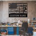 Custom Ironworker Metal Wall Art LED Light Personalized Welder Name ...