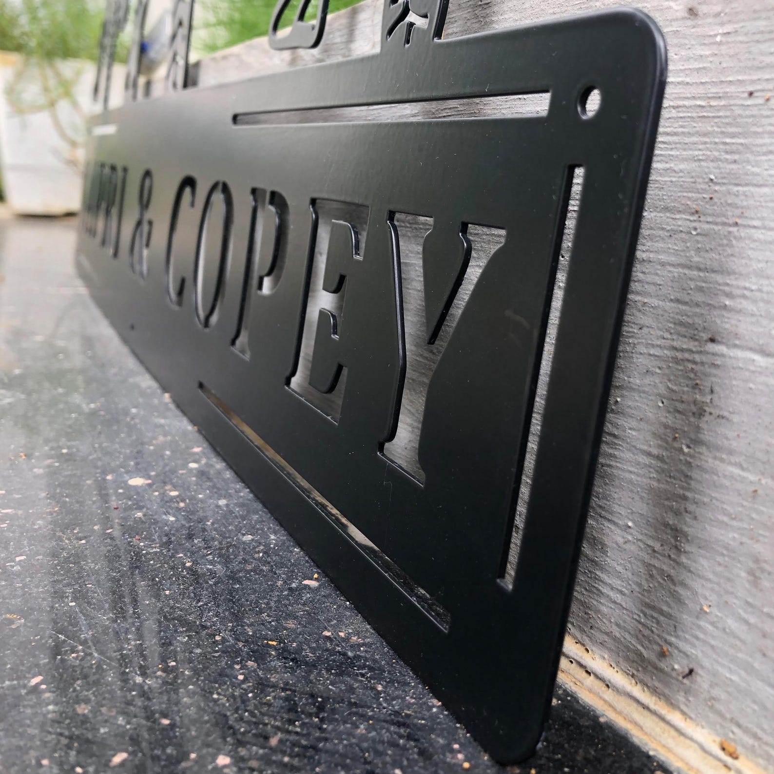 Custom Outdoor Eagle Metal Wall Art Decor Personalized Eagle Name Sign ...