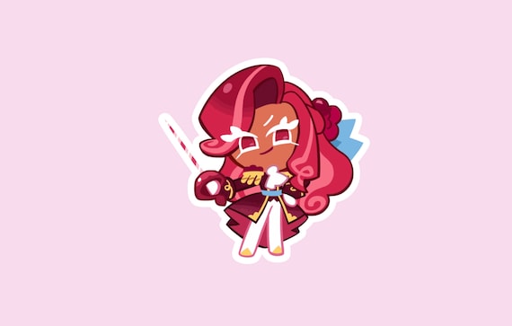 Cookie Run Kingdom Raspberry Cookie Sticker | Etsy
