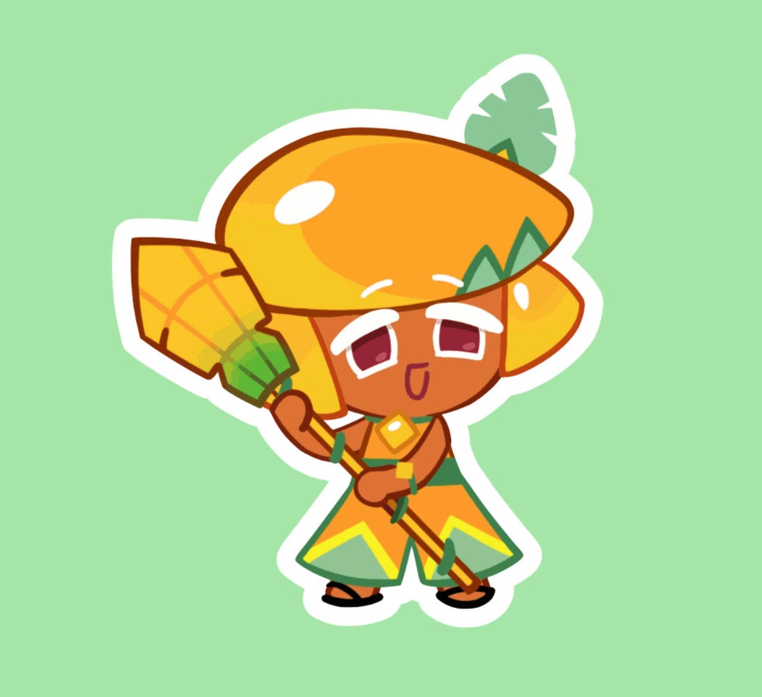 Cookie Run Kingdom Mango Cookie Sticker - Etsy Ireland