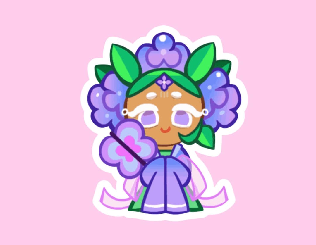 Cookie Run Kingdom Hydrangea Cookie Sticker - Etsy