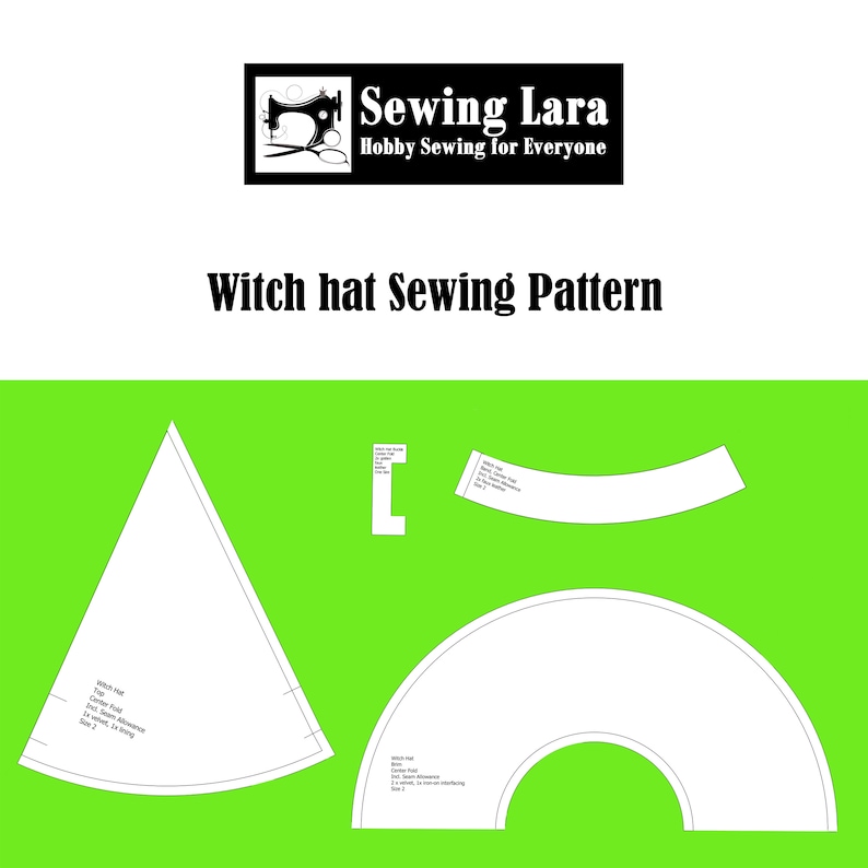 Witch Hat Sewing Pattern - Etsy