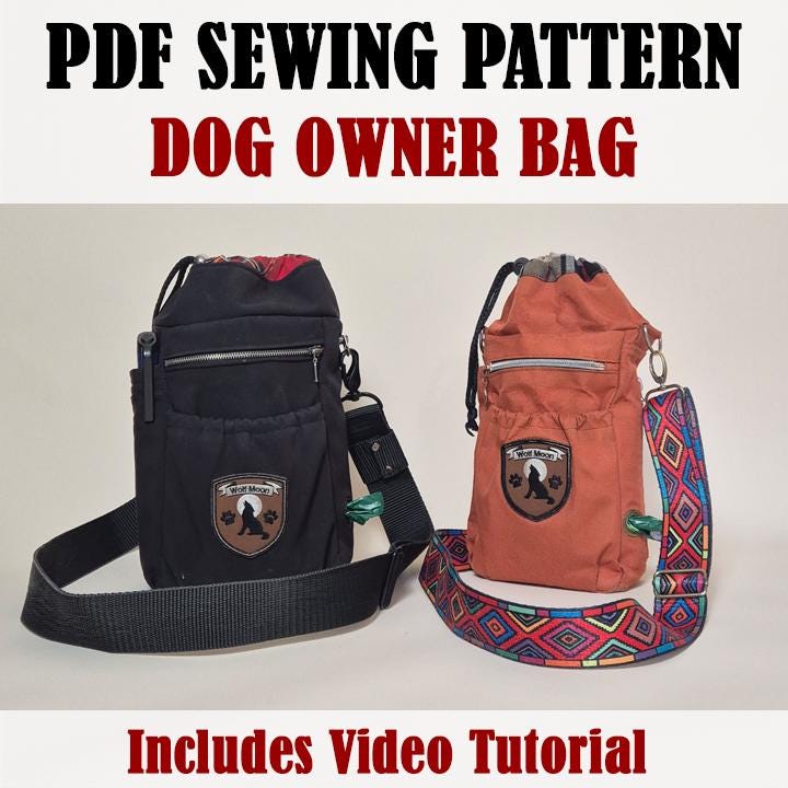 Dog Owner Bag Sewing Pattern - Etsy