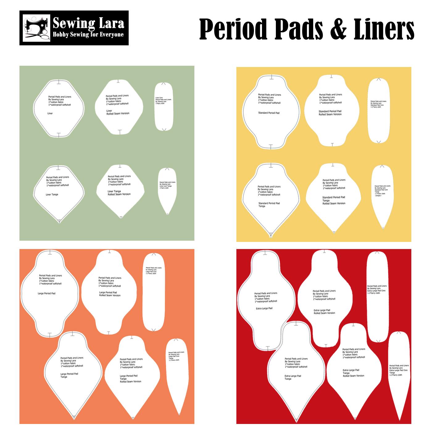 Hygiene Pads & Liners, Sewing Pattern - Etsy