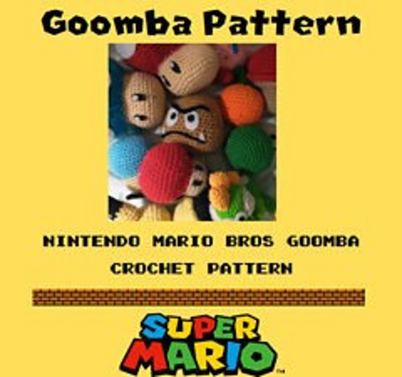 Super Mario Bros Goomba - Etsy