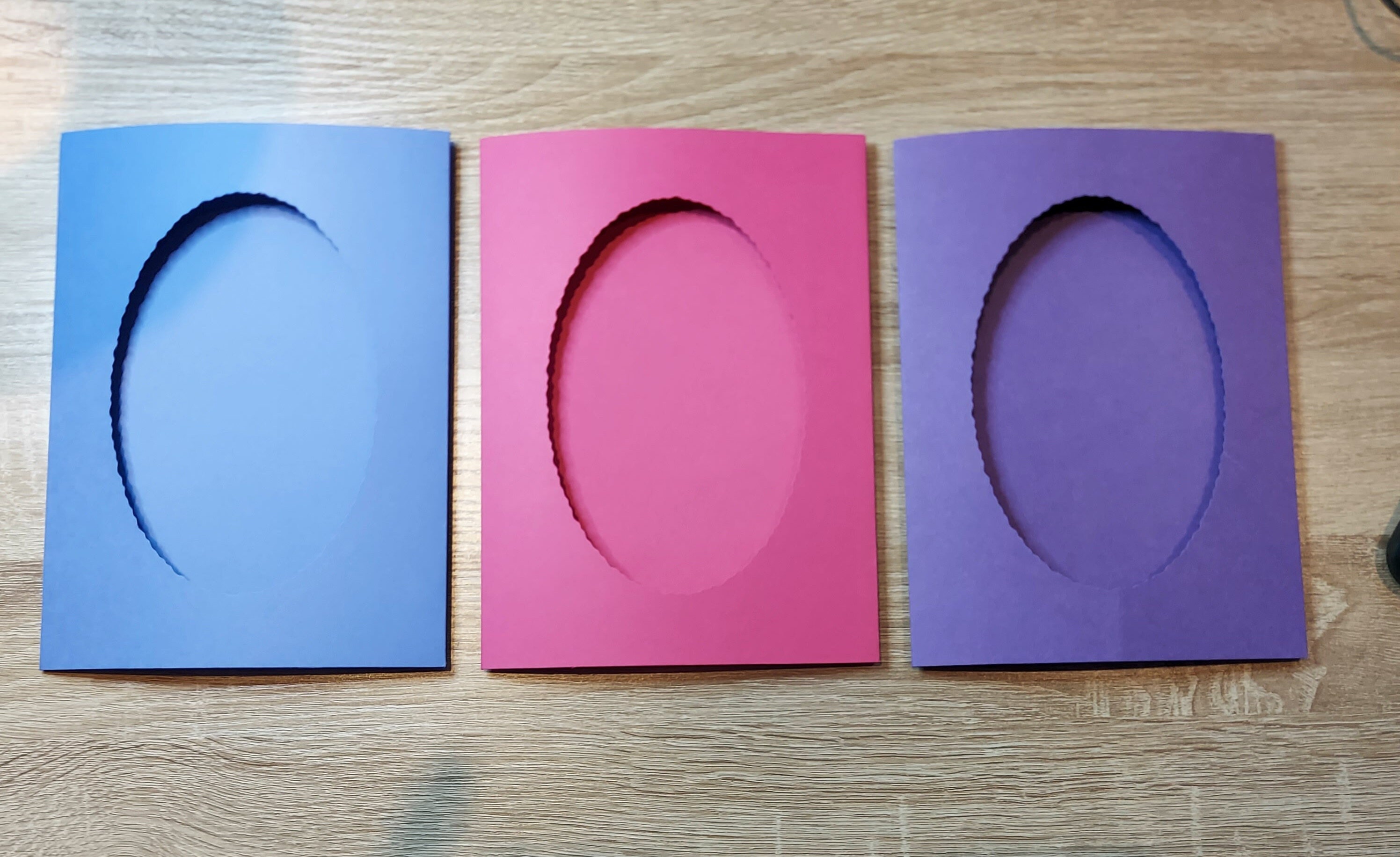 1 X 3-fold Aperture Cards for Cross Stitch, Embroidery, Aperture, to ...