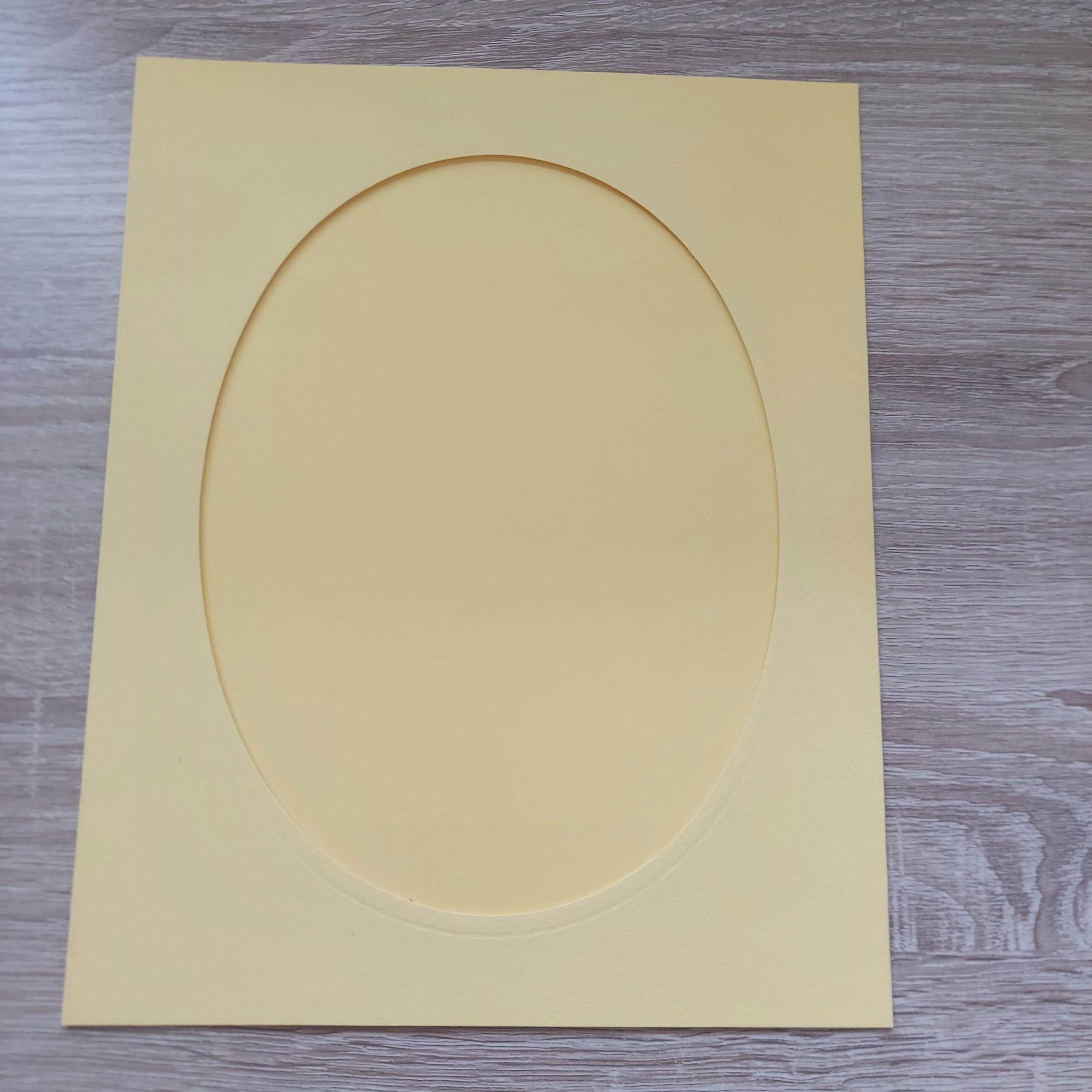 Large Oval Aperture Cards for Cross Stitch, Embroidery, Pick Your ...